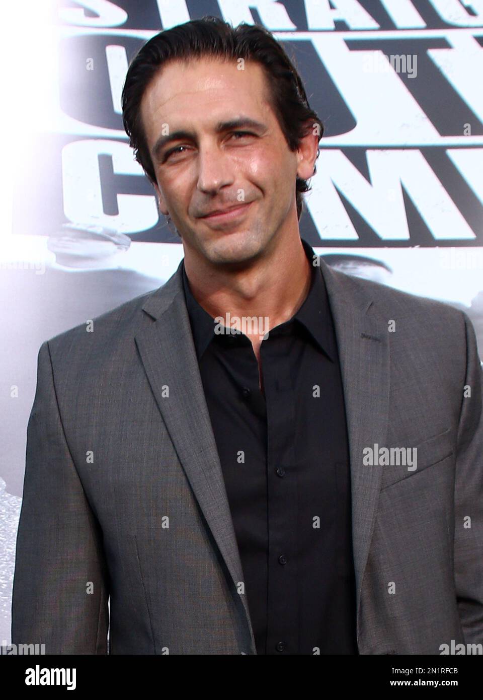 Mark Sherman arrives at the Los Angeles premiere of "Straight Outta ...