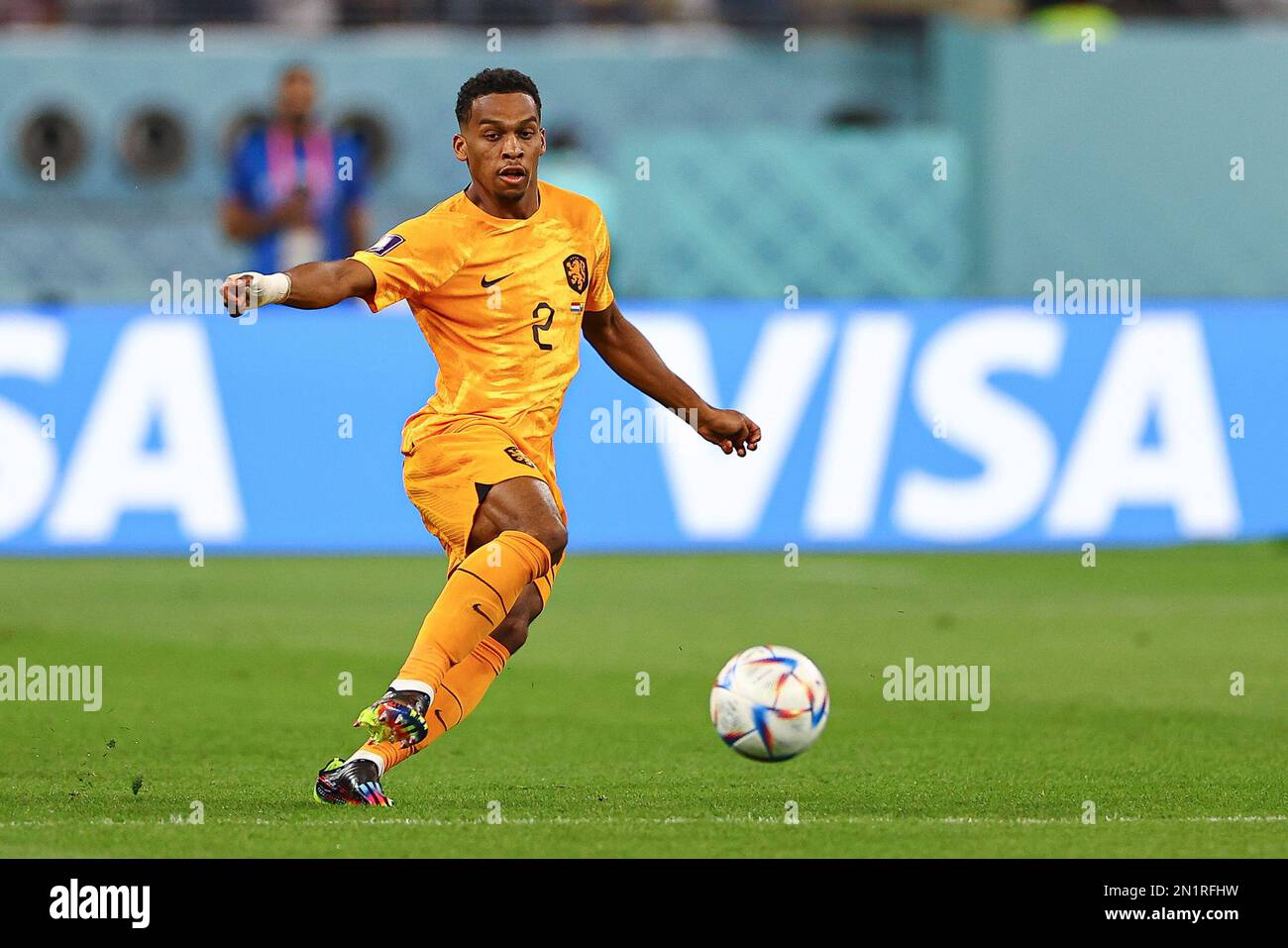 DOHA, QATAR - NOVEMBER 25: Jurrien Timber during the FIFA World Cup ...