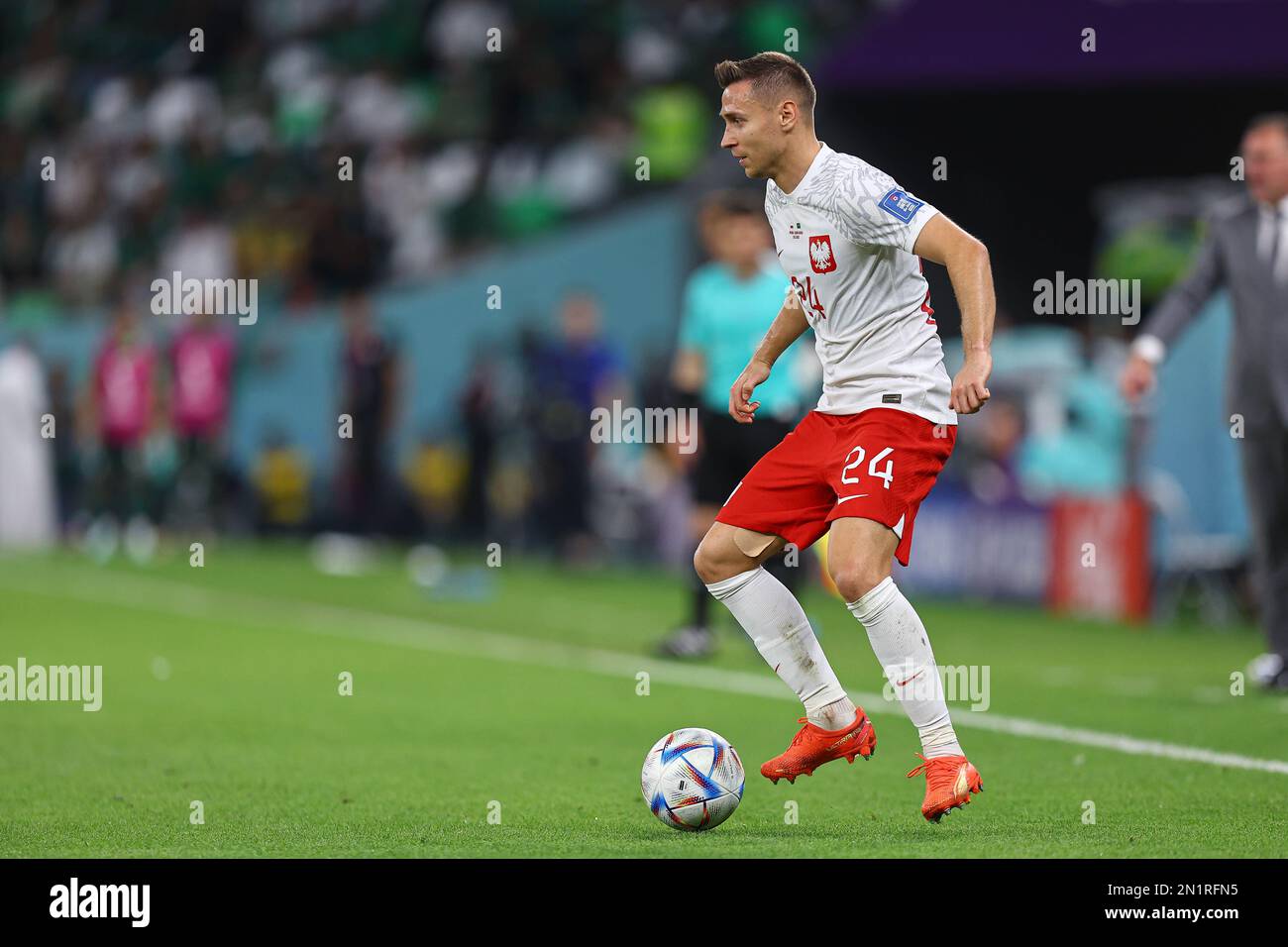 Przemyslaw Frankowski during the FIFA World Cup Qatar 2022 Group C ...