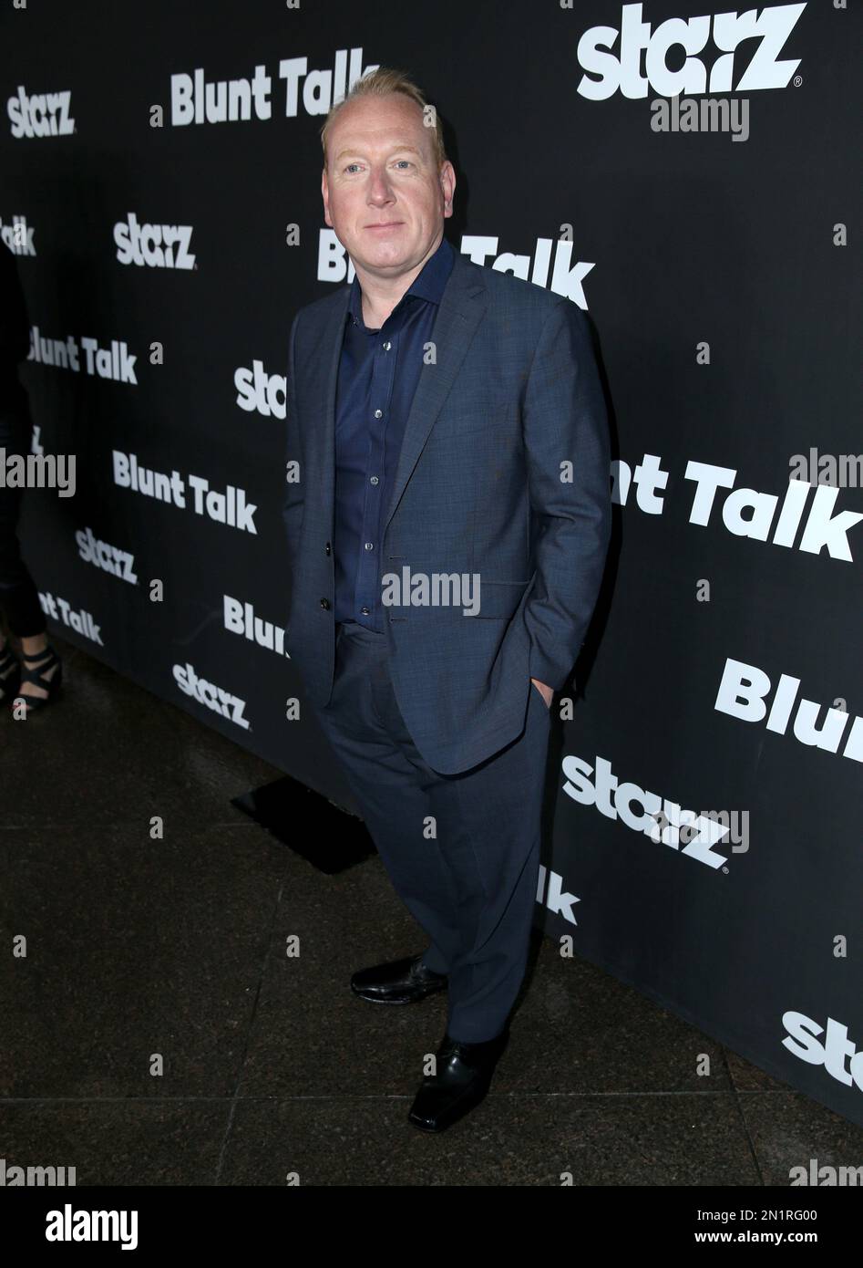 Adrian Scarborough arrives at the Los Angeles premiere of "Blunt Talk ...