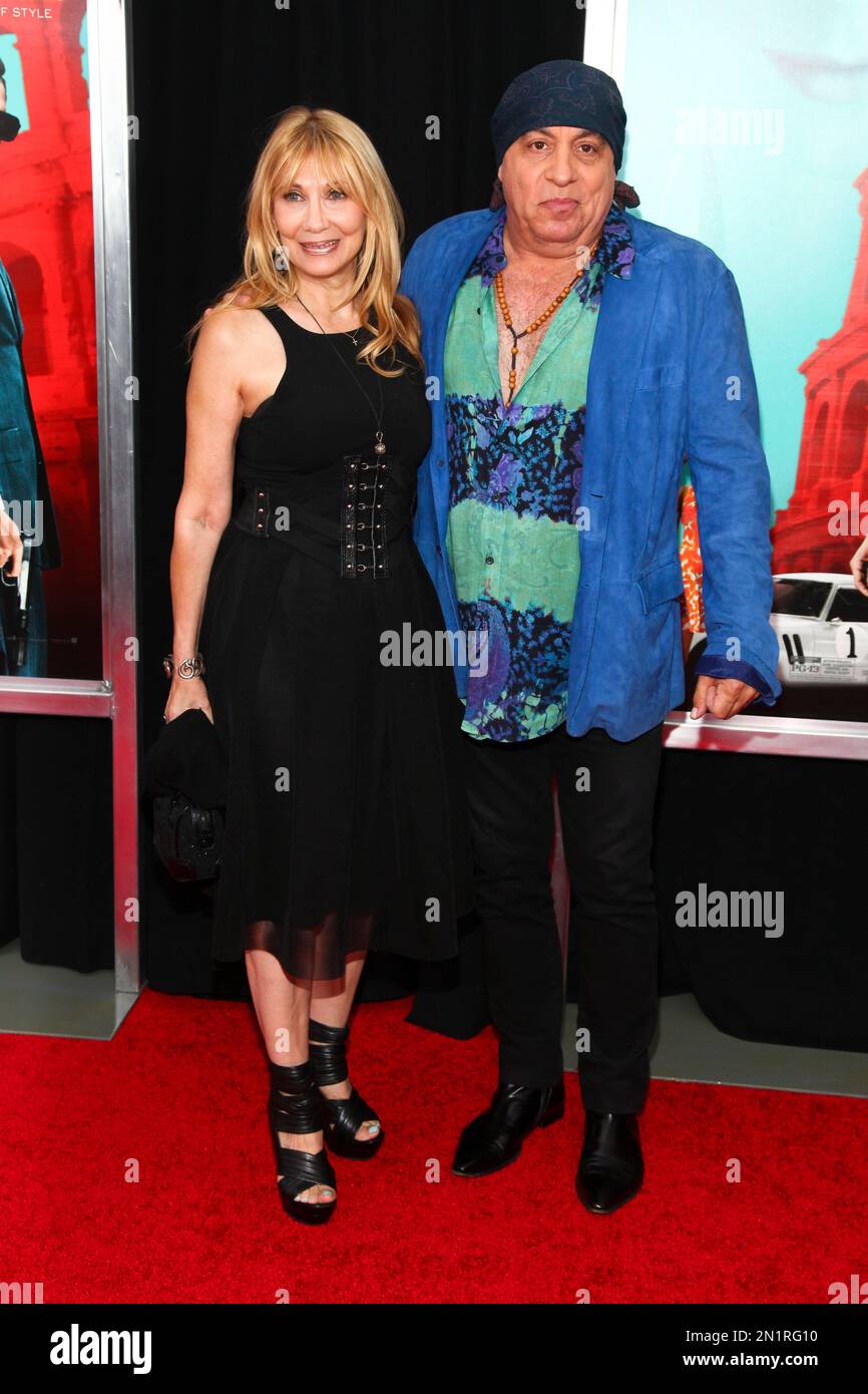 Maureen Van Zandt, left, and Steven Van Zandt, right, attend the ...