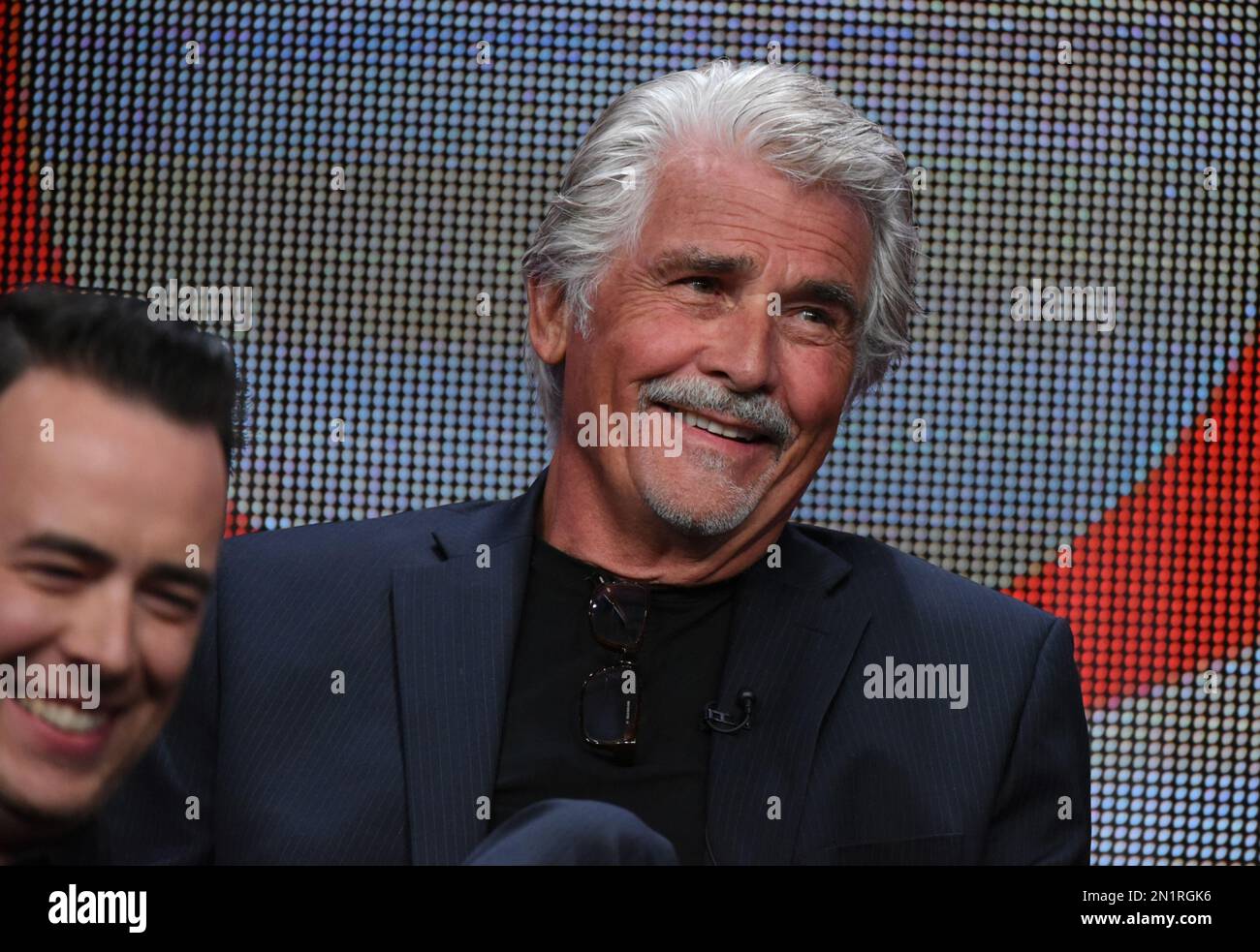 James Brolin, right, and Colin Hanks participate in the "Life in Pieces ...