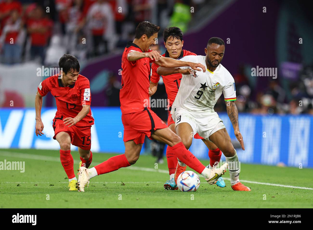 AL RAYYAN, QATAR - NOVEMBER 28: Guesung Cho during the FIFA World Cup ...
