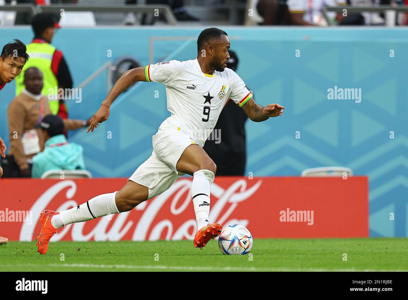 AL RAYYAN, QATAR - NOVEMBER 28: Jordan Ayew during the FIFA World Cup ...