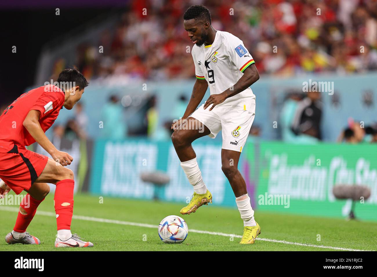 AL RAYYAN, QATAR - NOVEMBER 28: Jordan Ayew during the FIFA World Cup ...