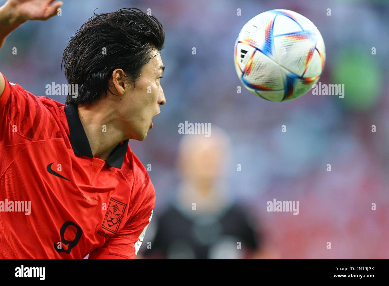 AL RAYYAN, QATAR - NOVEMBER 28: Guesung Cho during the FIFA World Cup ...