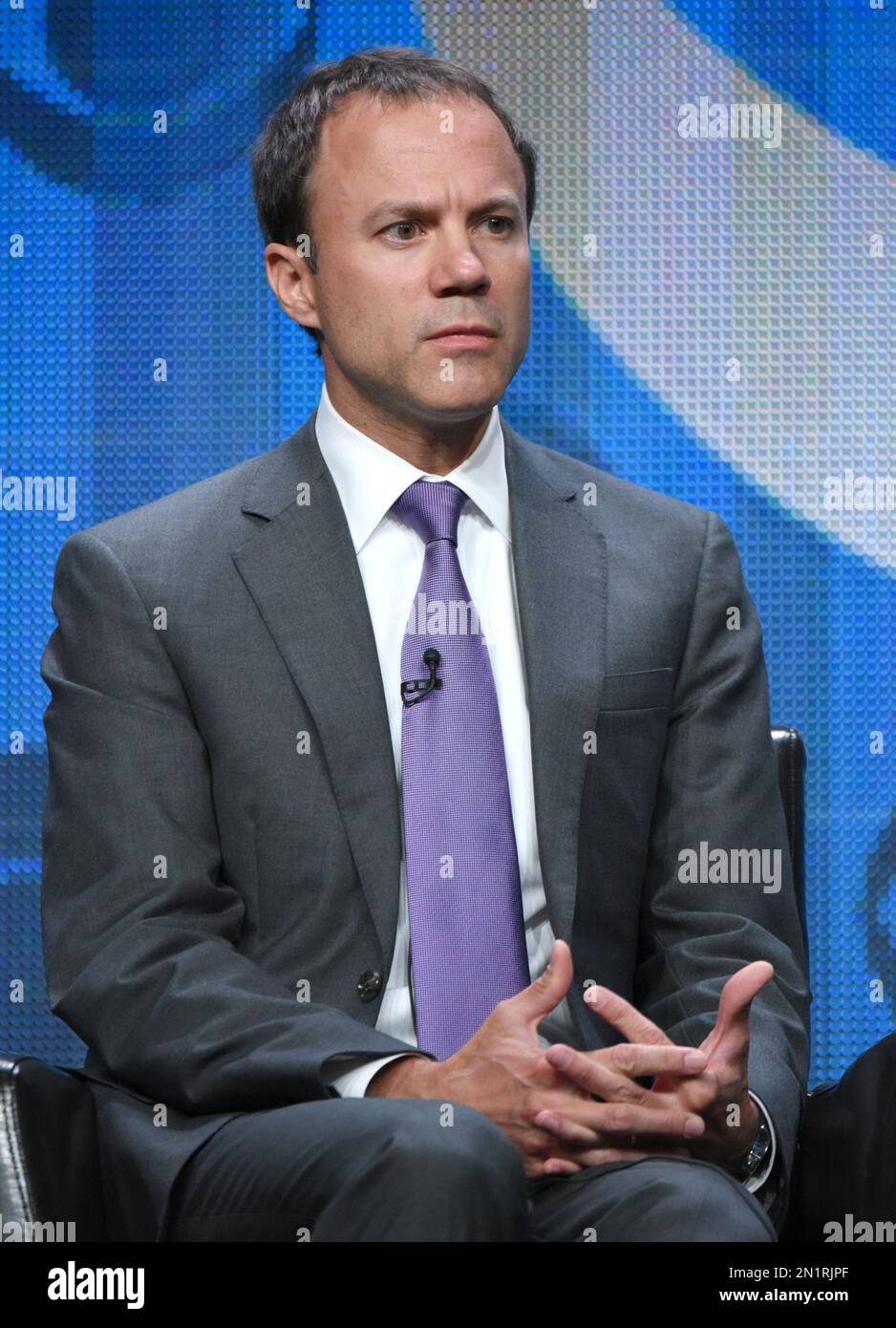 President, CBS News, David Rhodes, participates in the CBS News panel ...