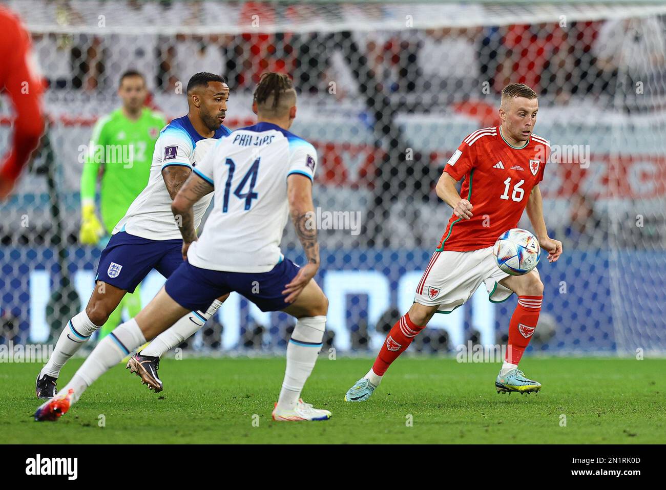 DOHA, QATAR - NOVEMBER 25: Joe Morrell during the FIFA World Cup Qatar ...