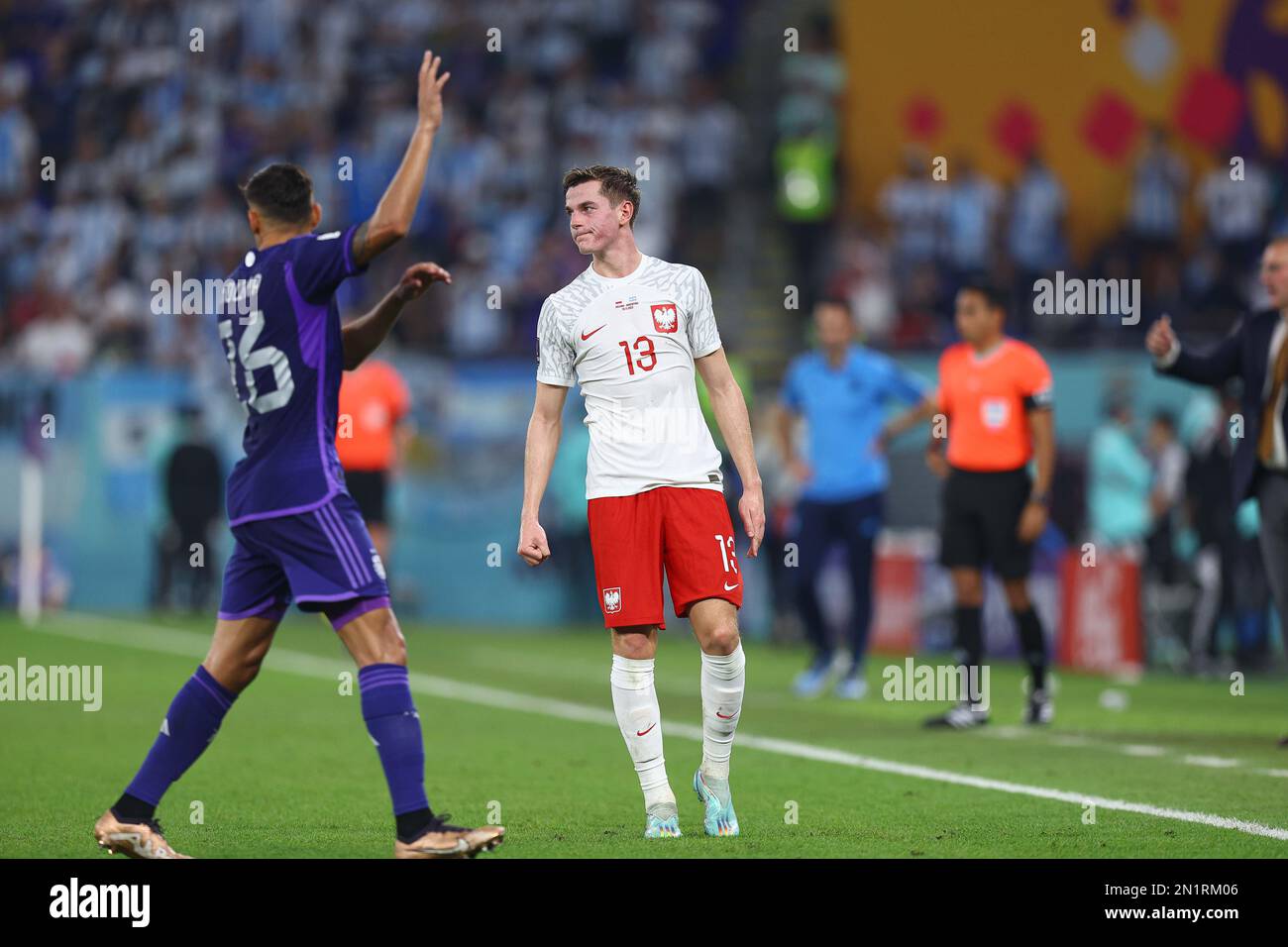 DOHA, QATAR - NOVEMBER 30: Jakub Kaminski during the FIFA World Cup ...