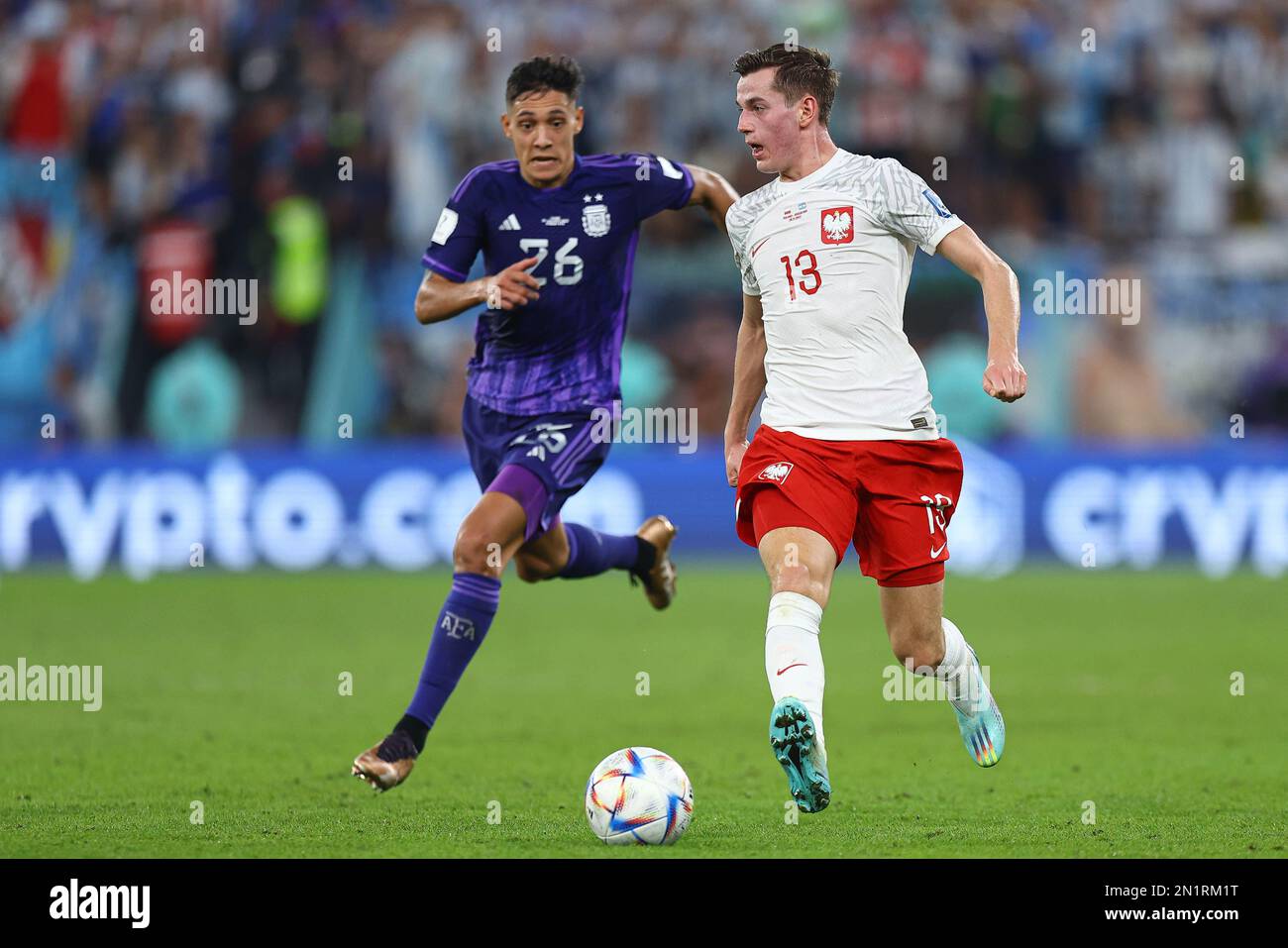 DOHA, QATAR - NOVEMBER 30: Jakub Kaminski during the FIFA World Cup ...