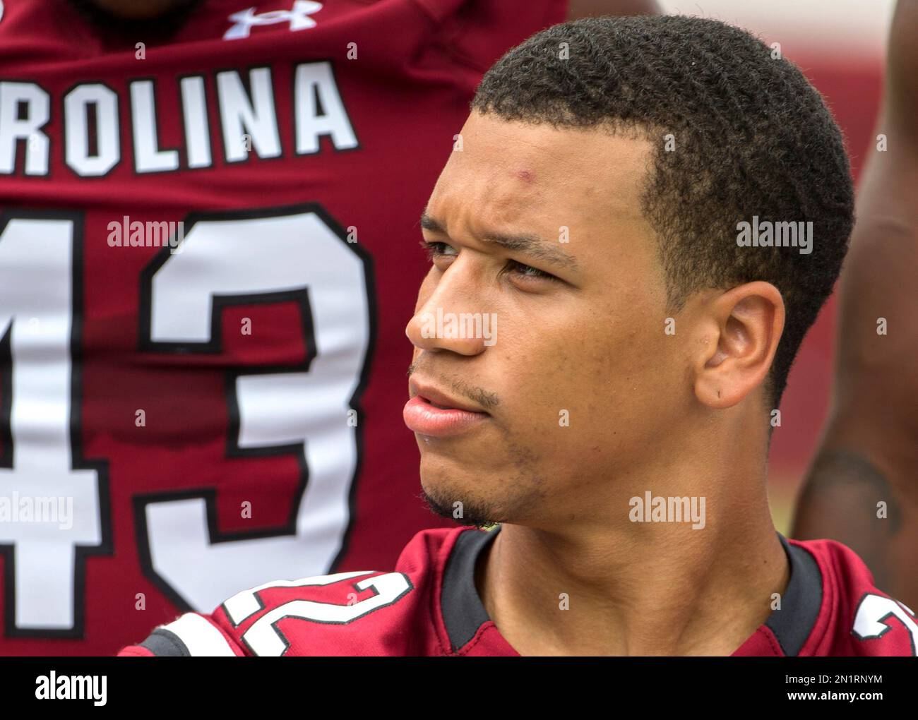University of South Carolina running back Brandon Wilds (22) poses for ...