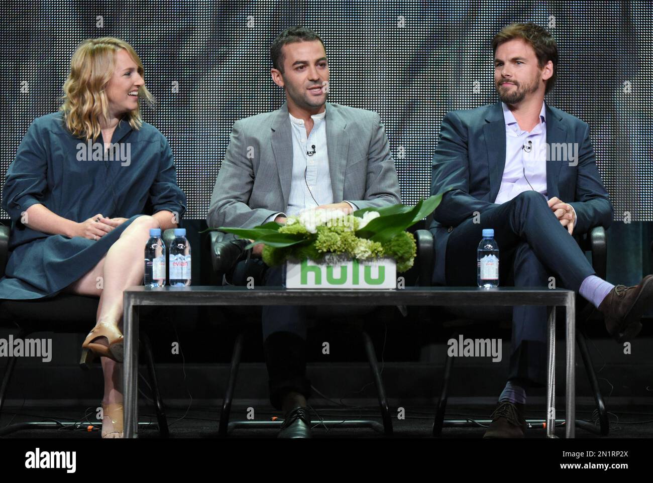 Executive producers Helen Estabrook from left, Liz Tigelaar and creator ...