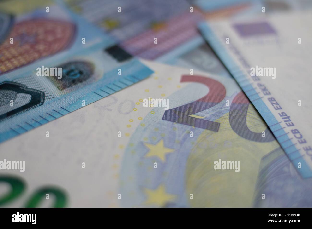 Closeup 20 euro note hi-res stock photography and images - Alamy