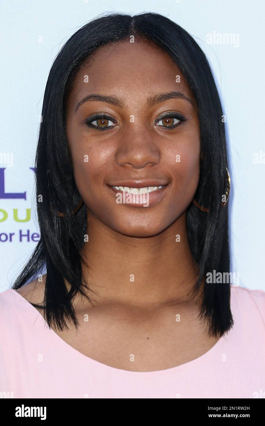 Mo'ne Davis attends HollyRod's 17th Annual DesignCare Gala held at The ...