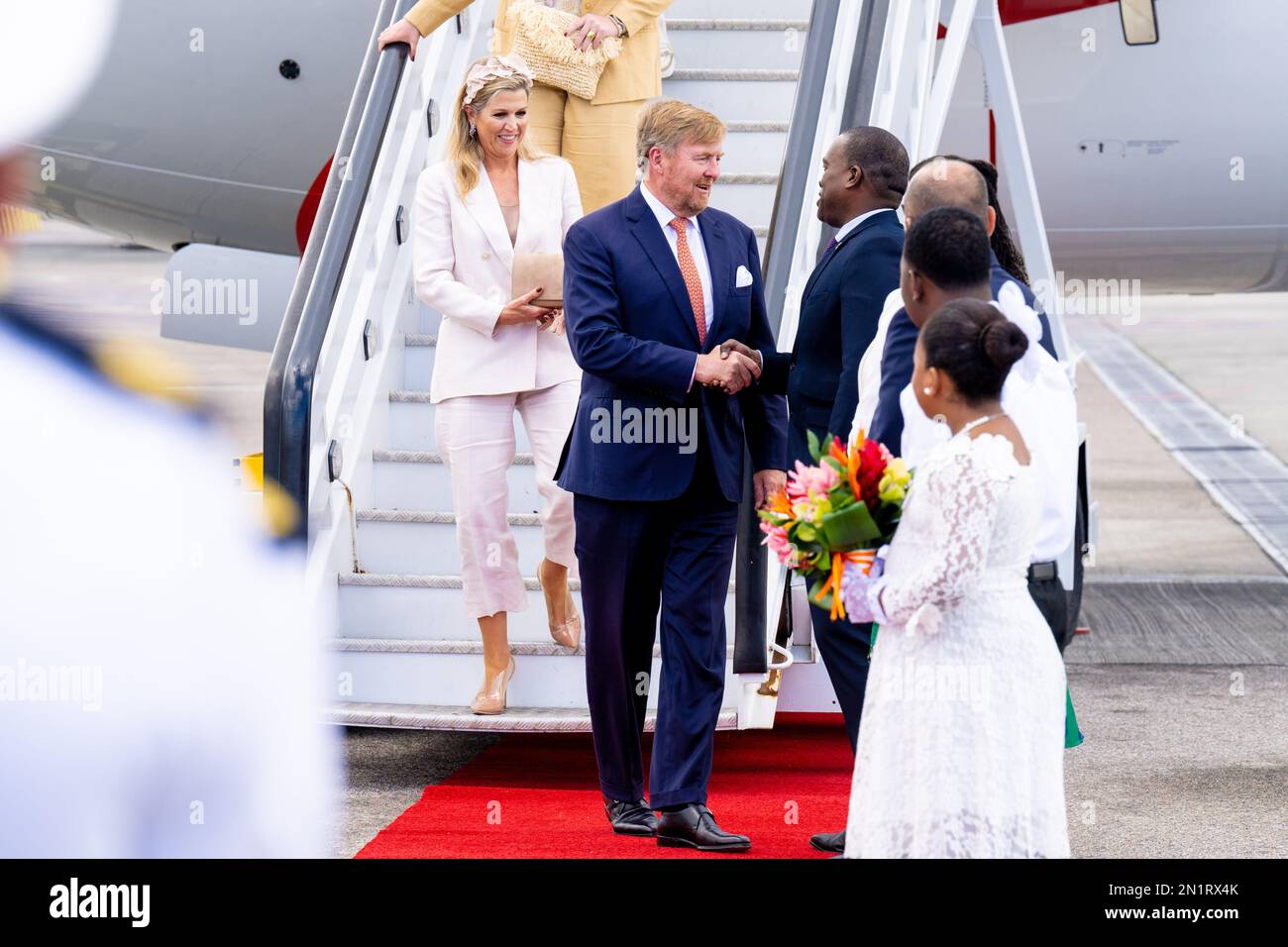 Sint Maarten - 6 Feb 2023, King Willem-Alexander and Queen Maxima of ...