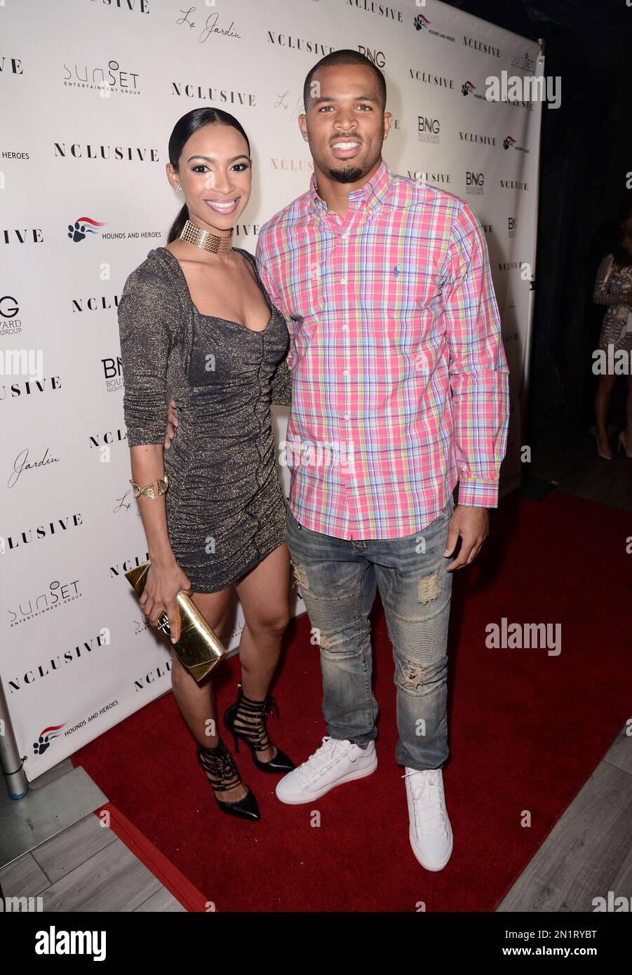 San Francisco 49ers cornerback Marcus Cromartie, right, and Trishauna ...