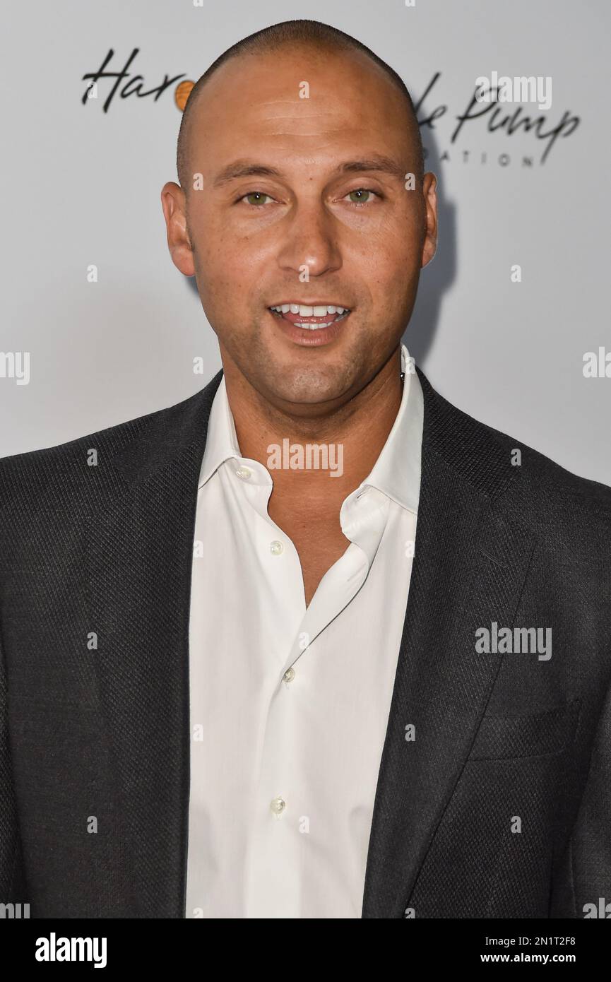 Derek Jeter arrives at the 15th Annual Harold and Carole Pump ...