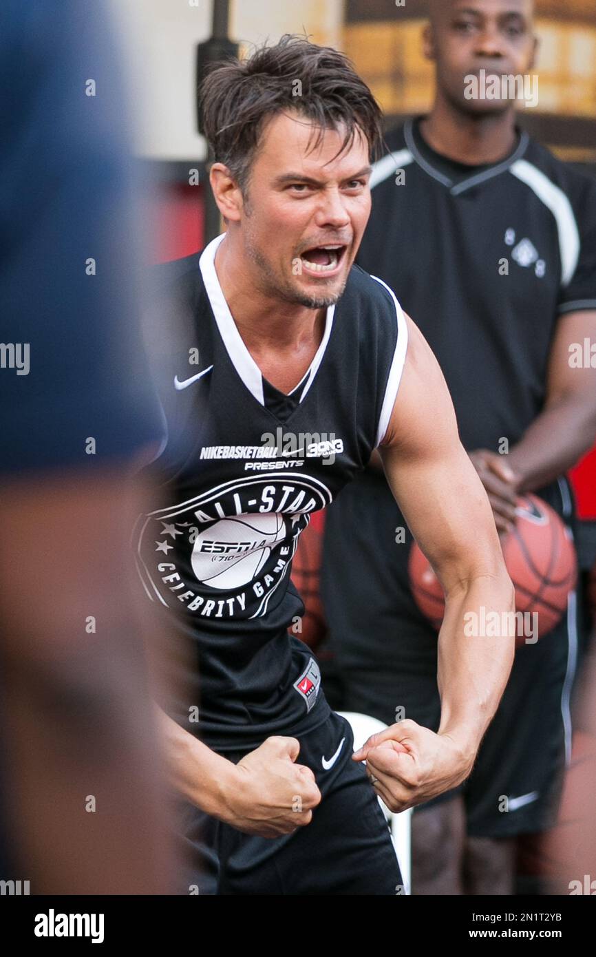 Josh Duhamel attends the Nike Basketball 3ON3 Tournament - ESPNLA 710 ...