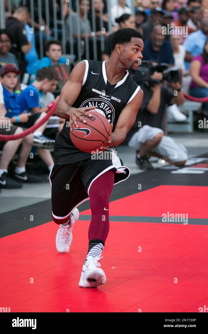 Andrew "King Bach" Bachelor plays in the Nike Basketball 3ON3 ...