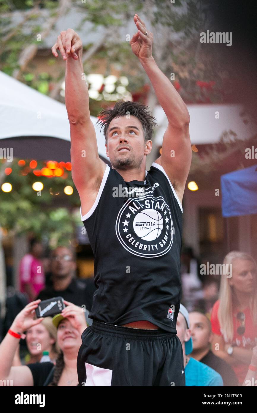 Josh Duhamel plays in the Nike Basketball 3ON3 Tournament - ESPNLA 710 ...