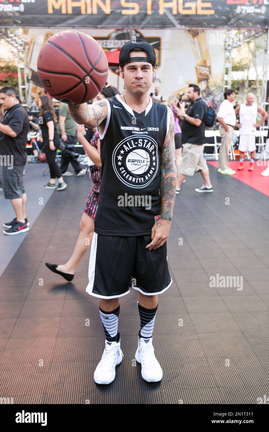 Ryan Cabrera attends the Nike Basketball 3ON3 Tournament - ESPNLA 710 ...