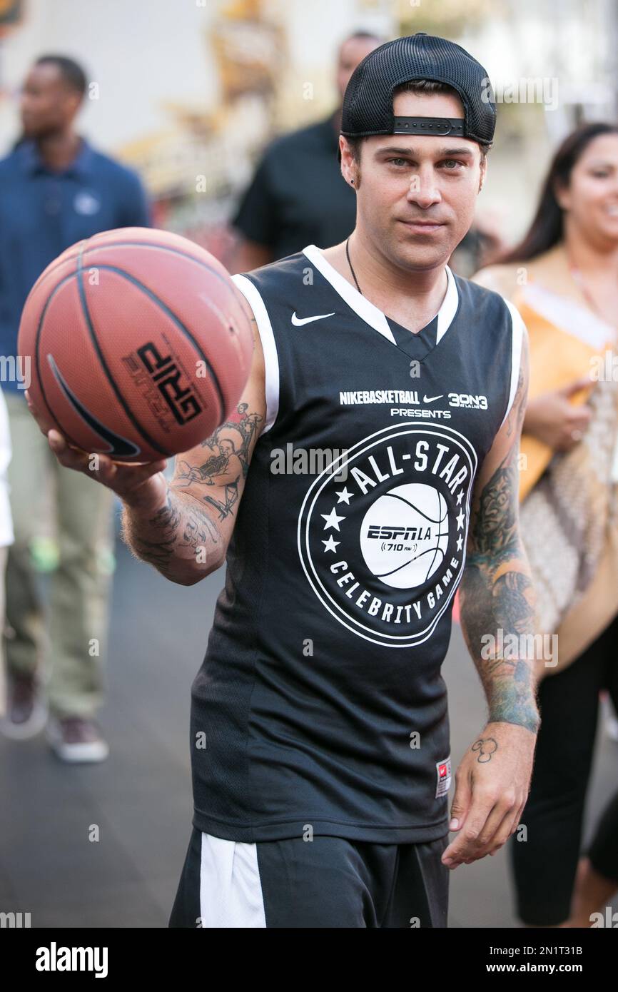 Ryan Cabrera attends the Nike Basketball 3ON3 Tournament - ESPNLA 710 ...