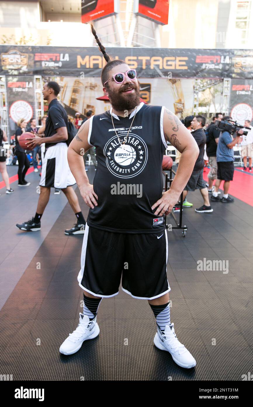 Josh "The Fat Jew" Ostrovsky attends the Nike Basketball 3ON3 ...