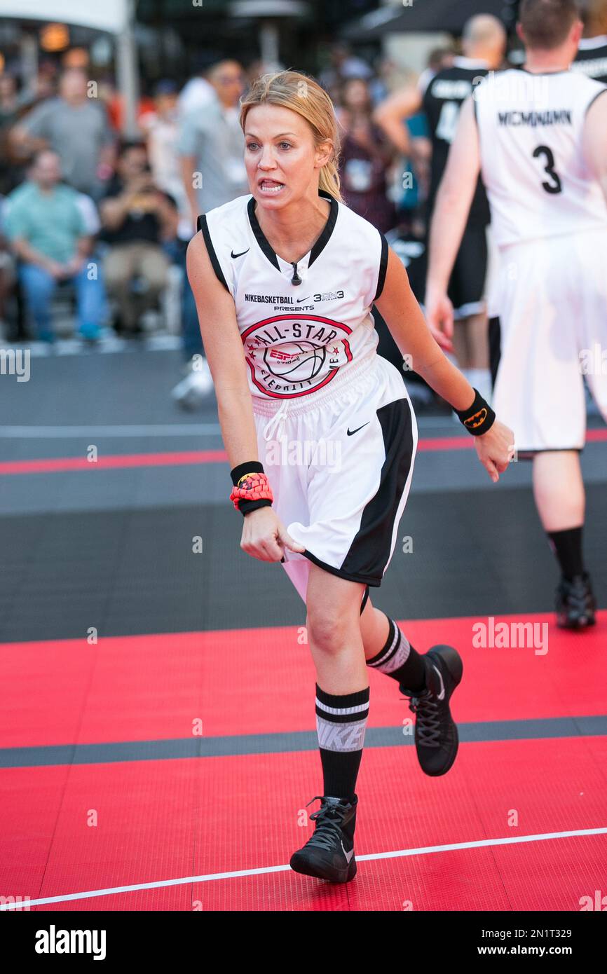 Michelle Beadle plays in the Nike Basketball 3ON3 Tournament - ESPNLA ...