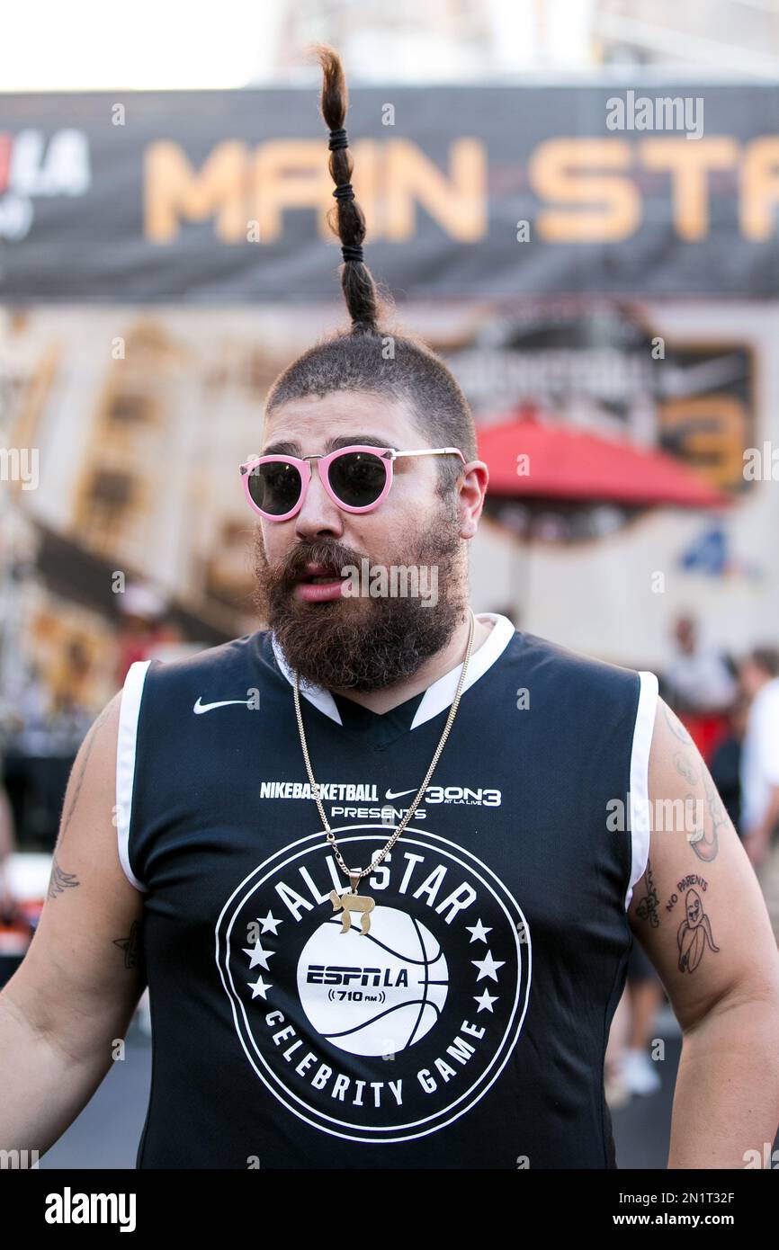 Josh "The Fat Jew" Ostrovsky attends the Nike Basketball 3ON3 ...
