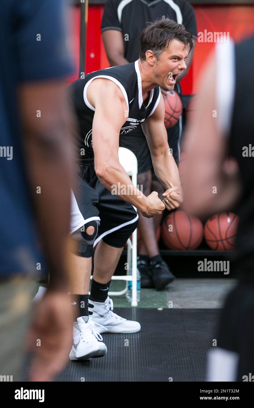 Josh Duhamel attends the Nike Basketball 3ON3 Tournament - ESPNLA 710 ...