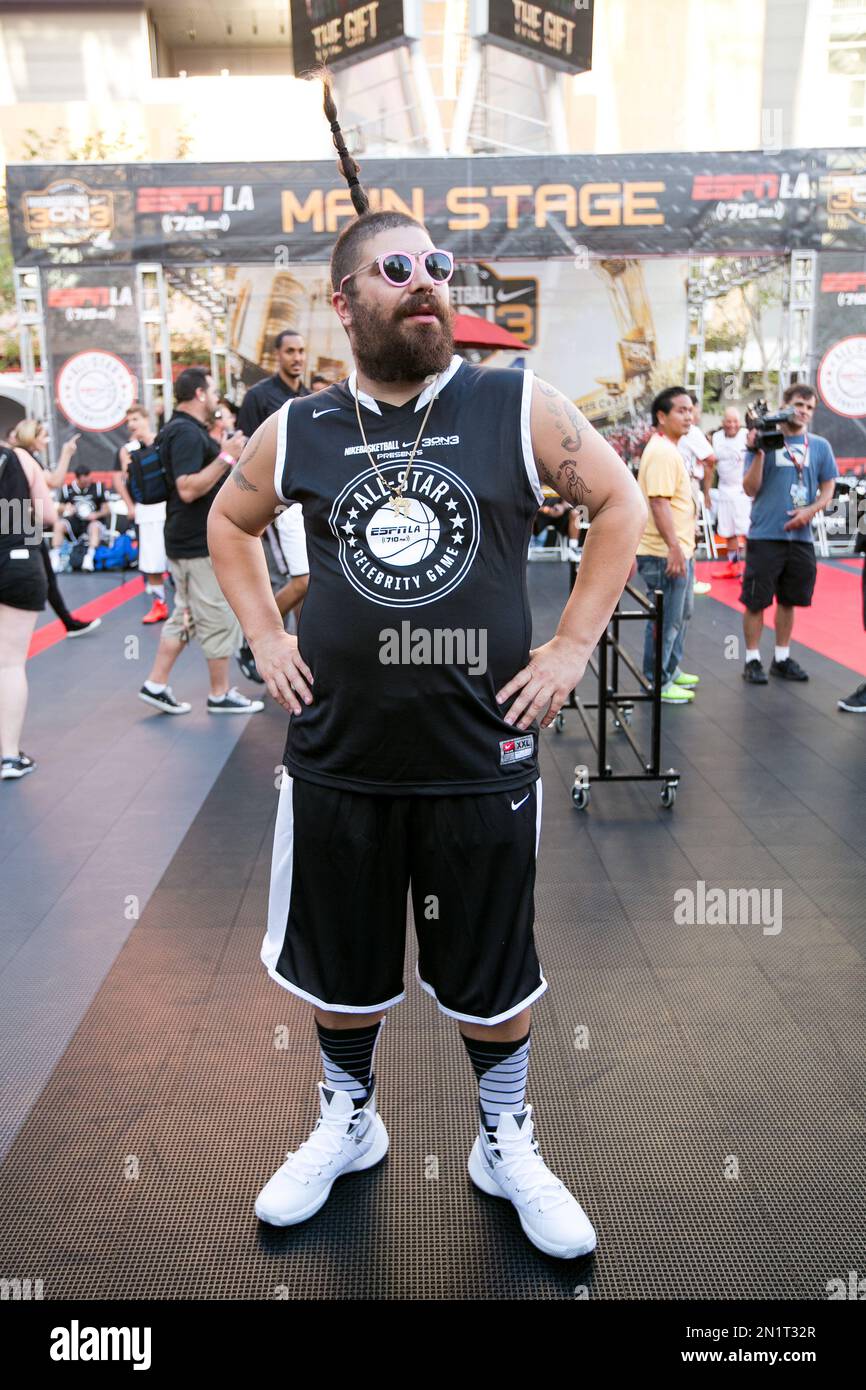 Josh "The Fat Jew" Ostrovsky attends the Nike Basketball 3ON3 ...