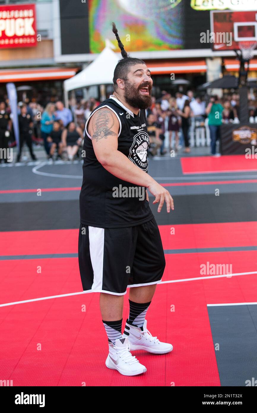 Josh "The Fat Jew" Ostrovsky plays in the Nike Basketball 3ON3 ...