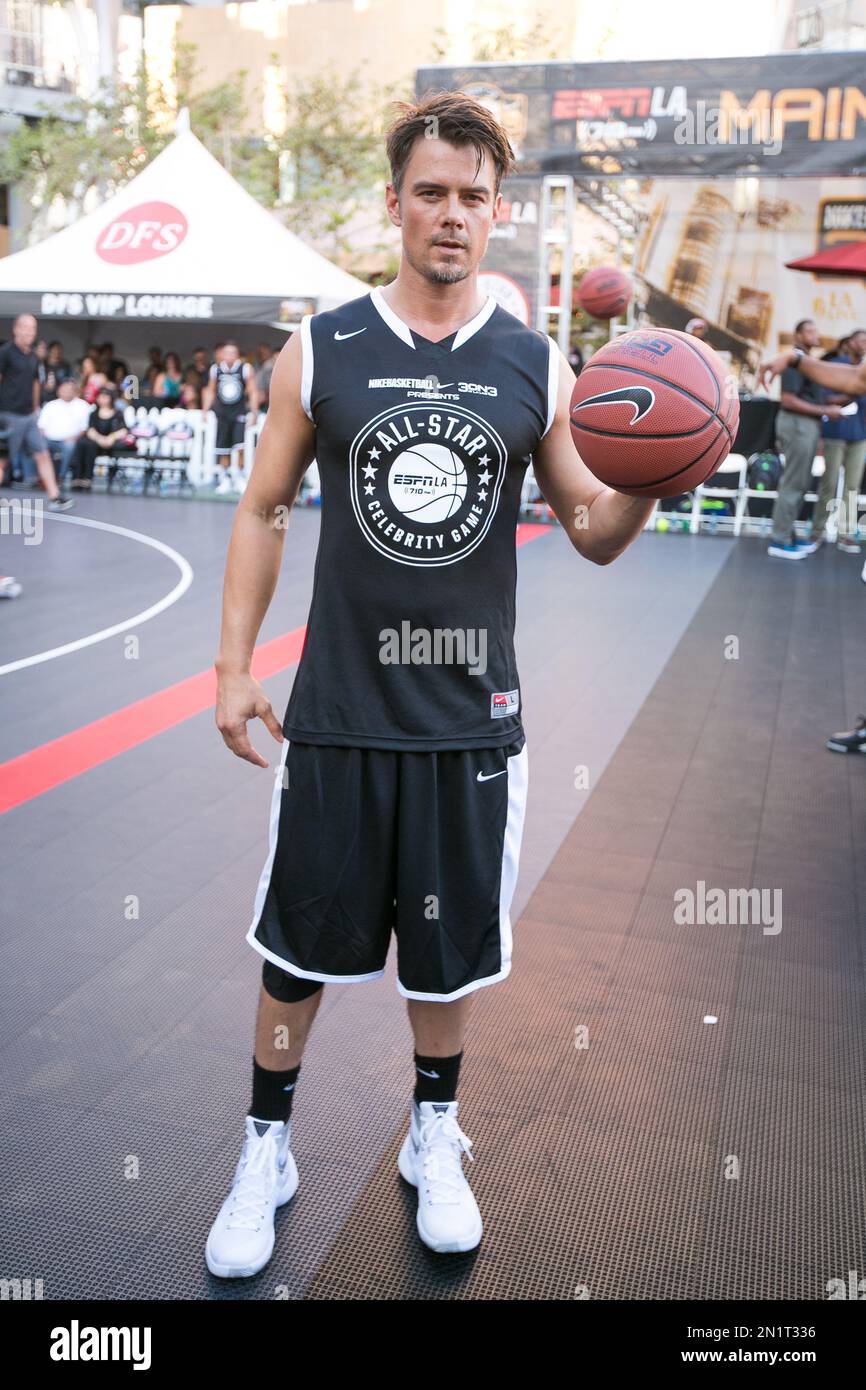 Josh Duhamel attends the Nike Basketball 3ON3 Tournament - ESPNLA 710 ...