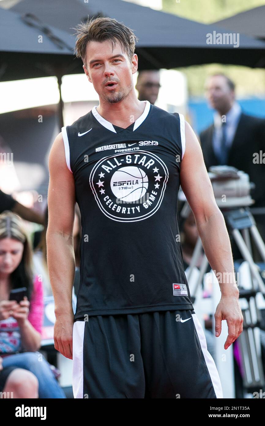 Josh Duhamel attends the Nike Basketball 3ON3 Tournament - ESPNLA 710 ...