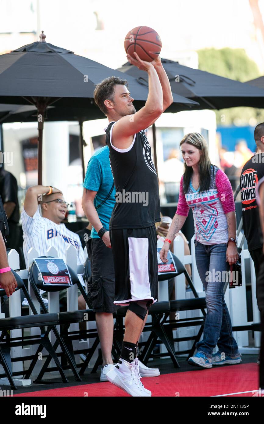 Josh Duhamel attends the Nike Basketball 3ON3 Tournament - ESPNLA 710 ...