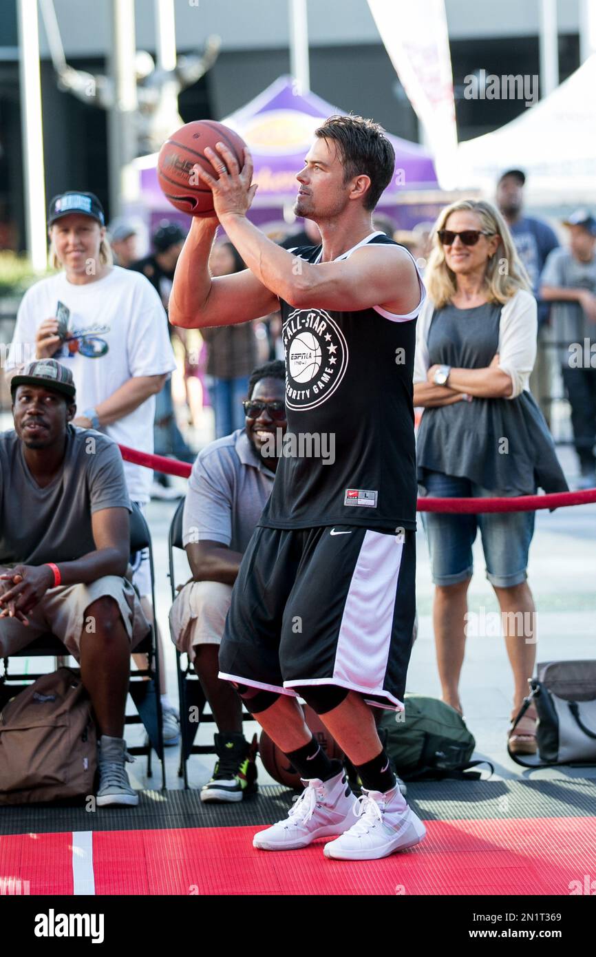 Josh Duhamel attends the Nike Basketball 3ON3 Tournament - ESPNLA 710 ...