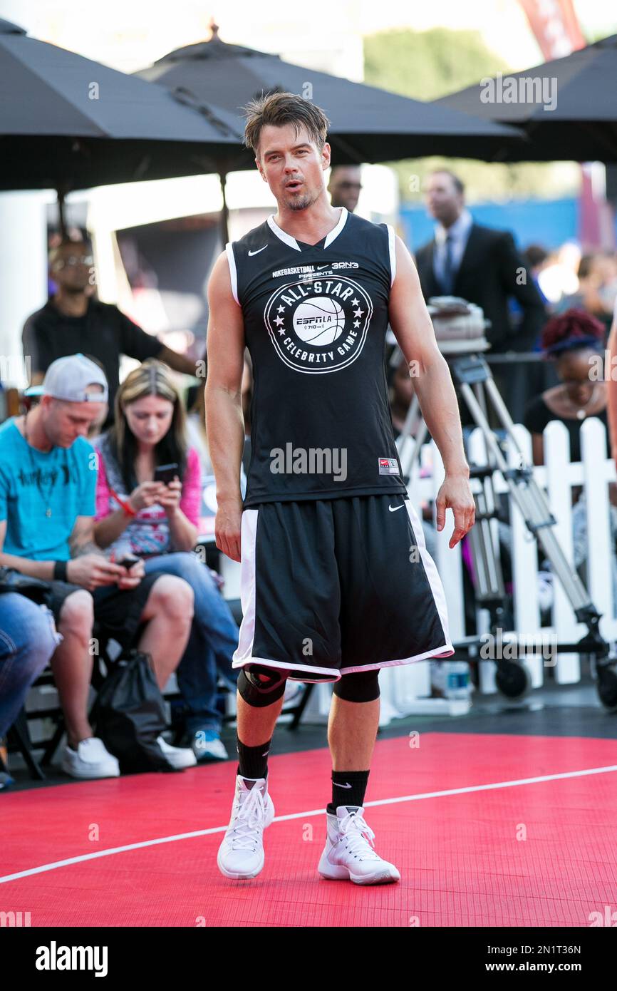 Josh Duhamel attends the Nike Basketball 3ON3 Tournament - ESPNLA 710 ...