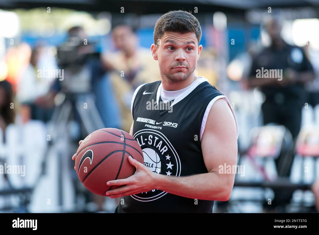 Jerry Ferrara attends the Nike Basketball 3ON3 Tournament - ESPNLA 710 ...