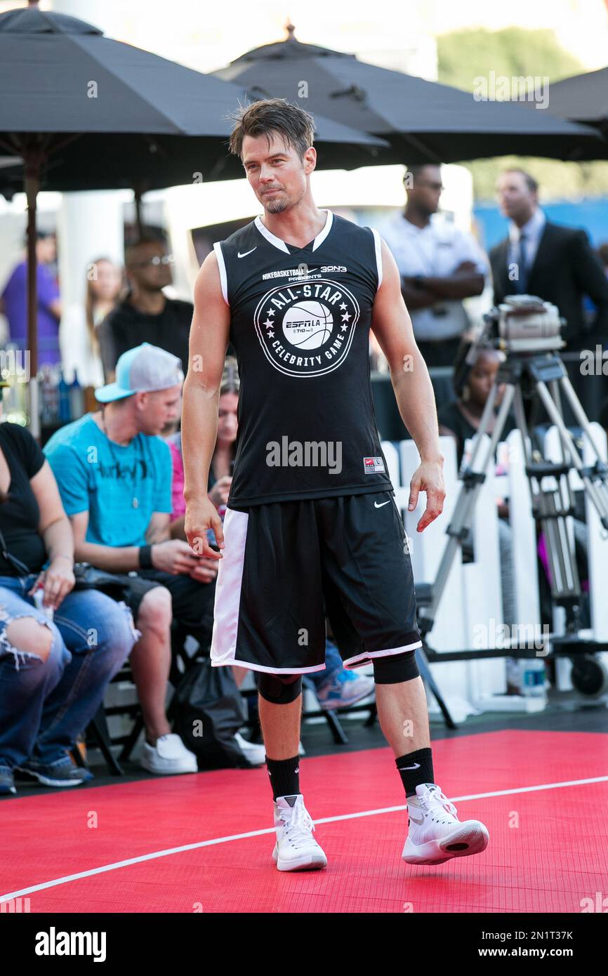 Josh Duhamel attends the Nike Basketball 3ON3 Tournament - ESPNLA 710 ...