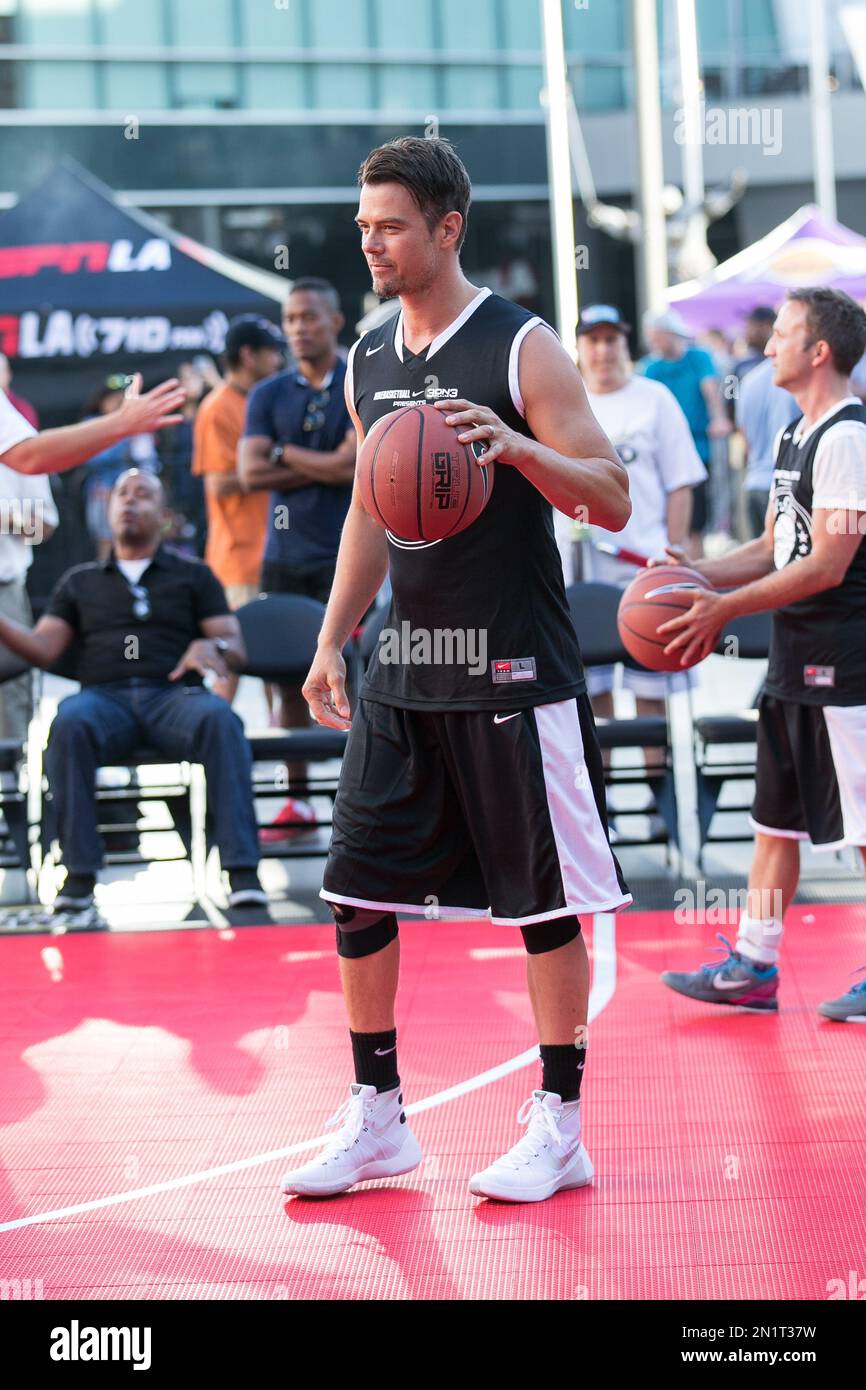Josh Duhamel attends the Nike Basketball 3ON3 Tournament - ESPNLA 710 ...