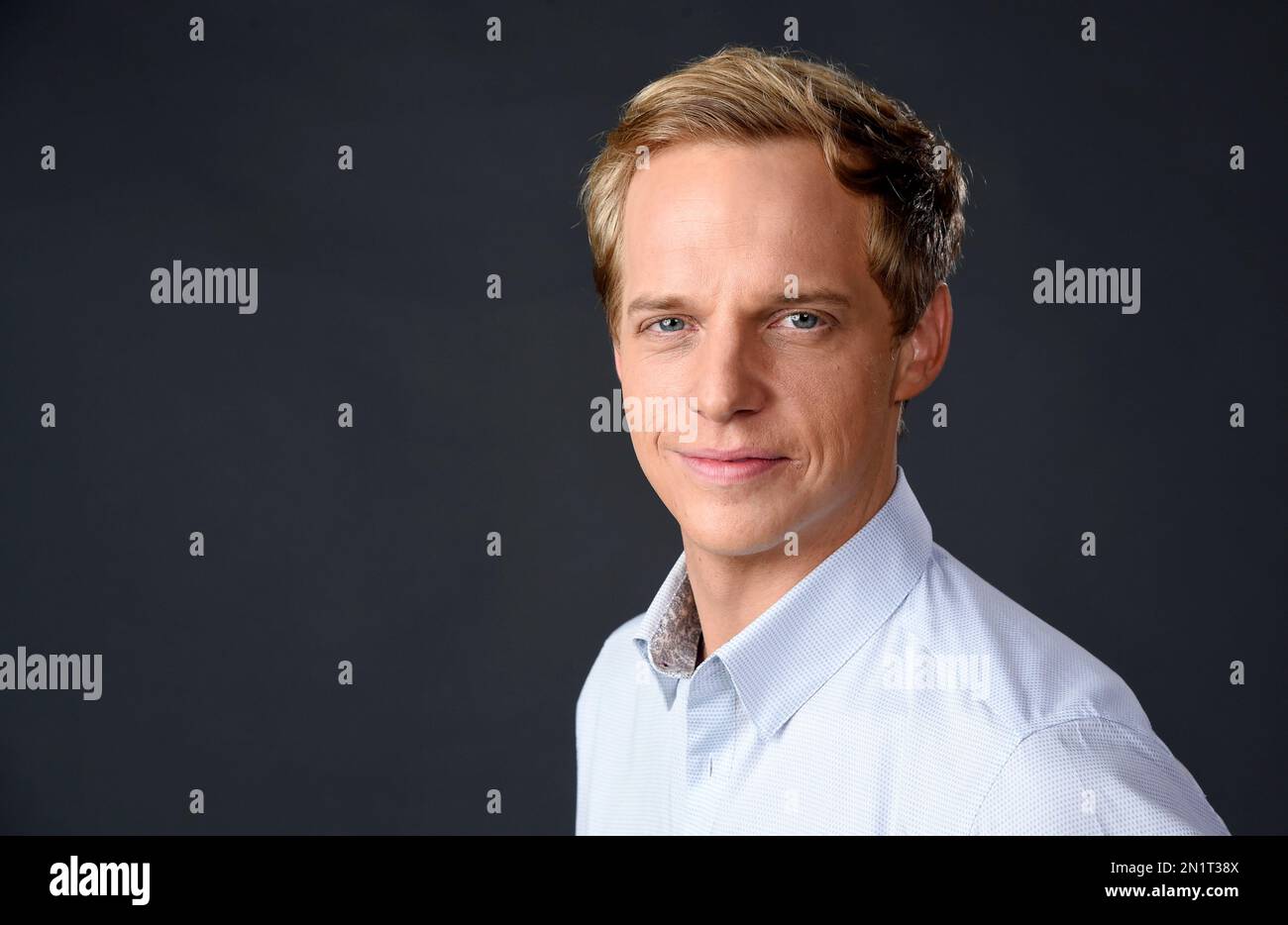 Chris Geere, a cast member in the FX series "You're the Worst," poses ...