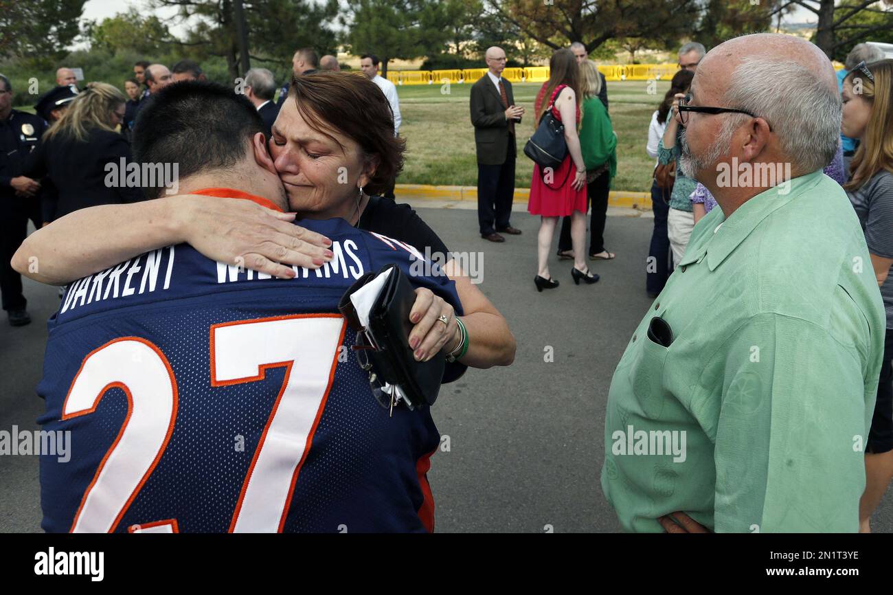 Terry Sullivan, second from left, whose son Alex was killed on his ...