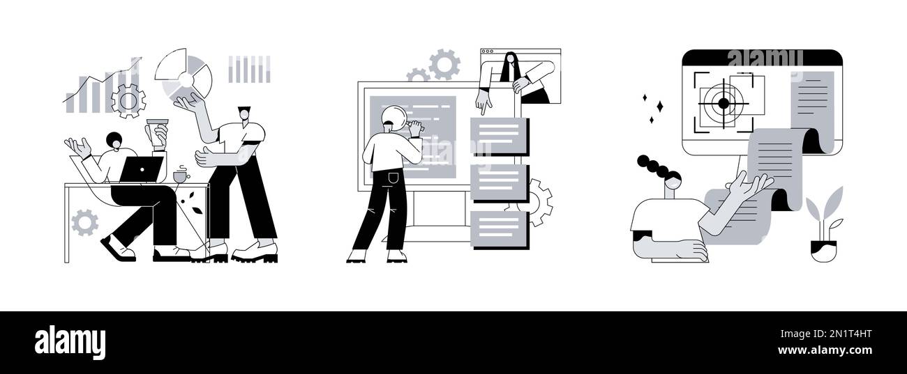 Project development specifications abstract concept vector illustration ...