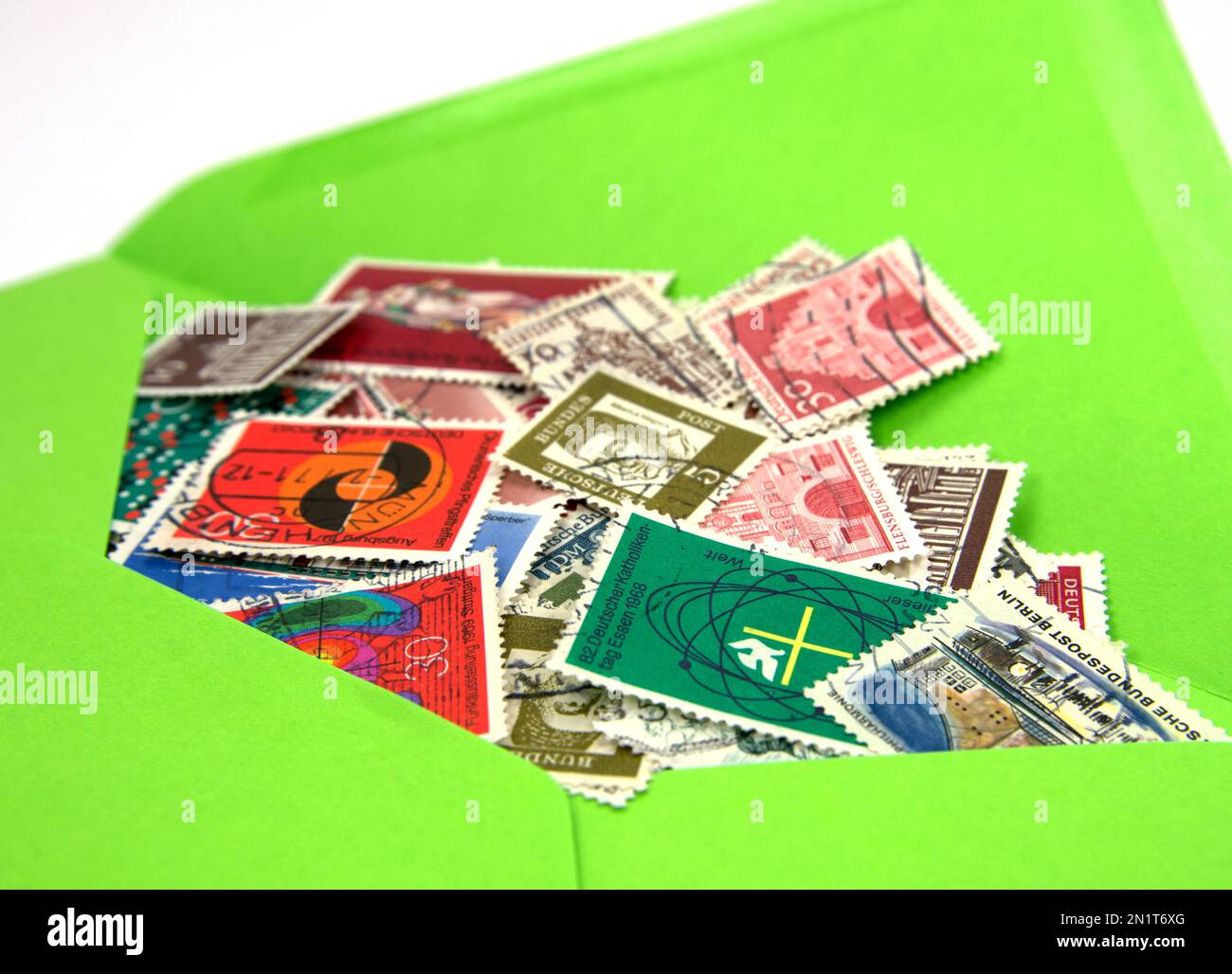 Old postage stamps from hi-res stock photography and images - Alamy