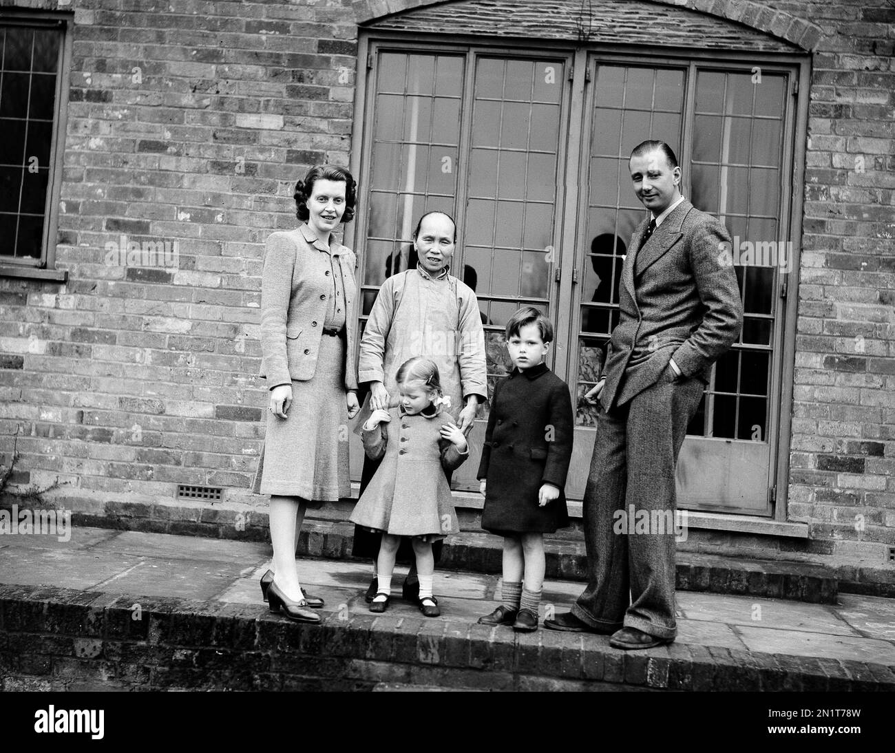 The Rajah Muda of Sarawak, Lt. Anthony W.D. Brooke and his family and ...