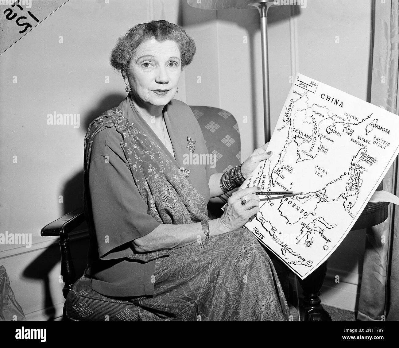 The Ranee (Queen consort) of Sarawak, Margaret Brooke, is pictured ...