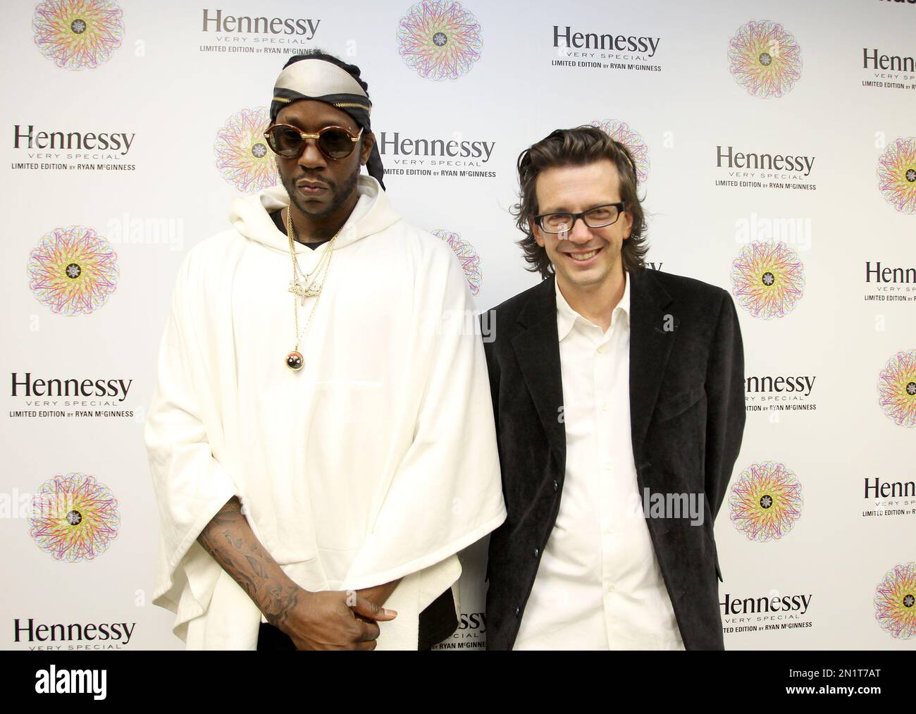IMAGE DISTRIBUTED FOR HENNESSY - Rapper 2 Chainz, left, and artist Ryan ...