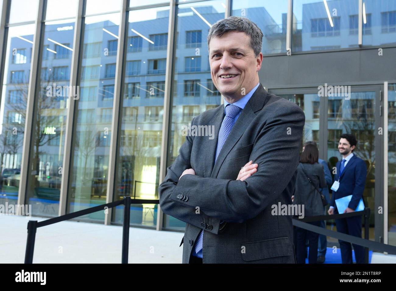 CEO of the Danone group Antoine de Saint-Affrique attends the ...