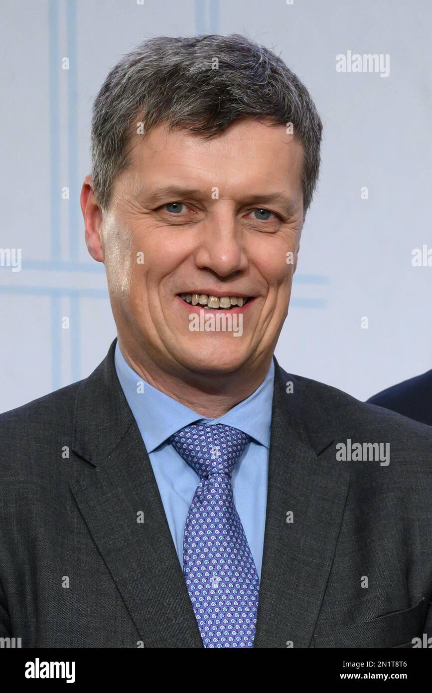 CEO of the Danone group Antoine de Saint-Affrique attends the ...