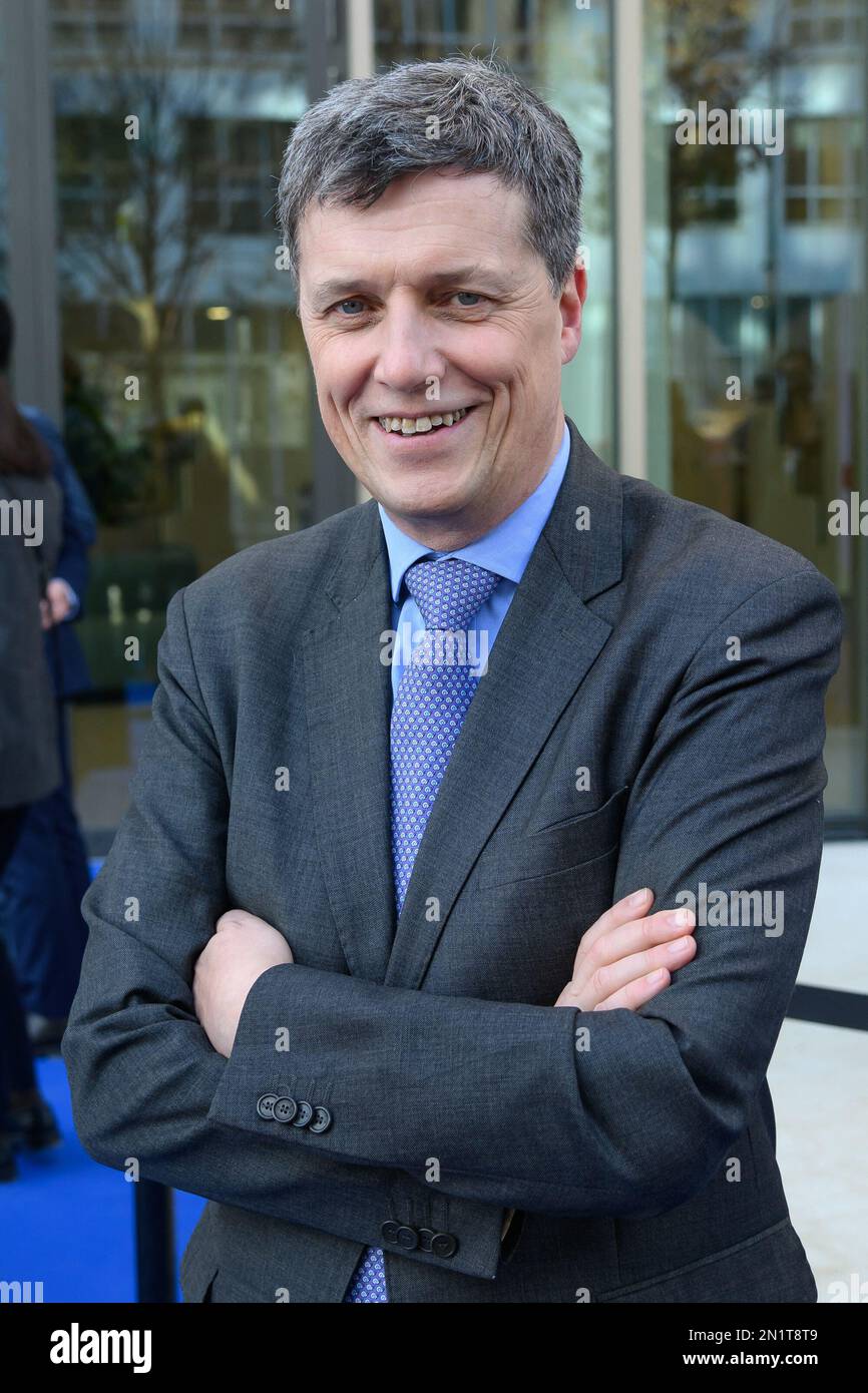 CEO of the Danone group Antoine de Saint-Affrique attends the ...